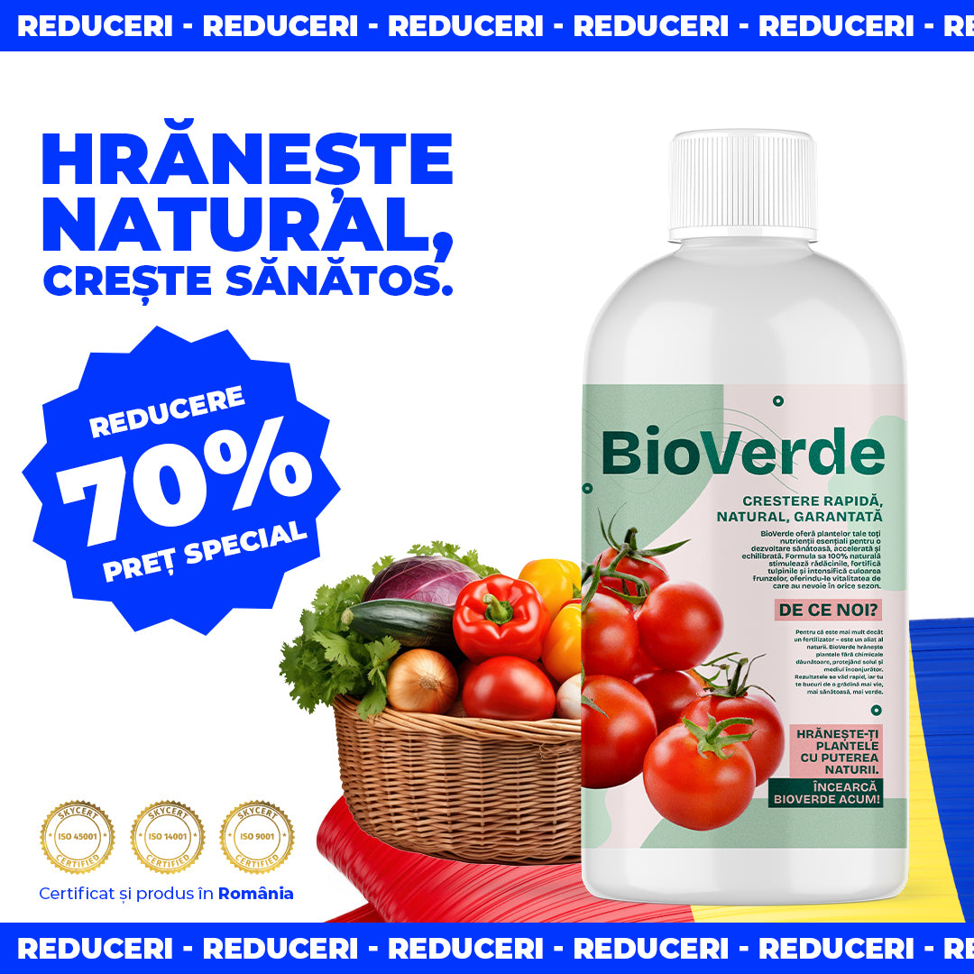 BioVerde™ – Îngrășământ Bio pentru Legume | 1L – Maestrul Casei